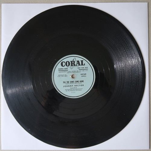 JOHNNY RECTOR TILL THE COWS COME HOME/ROSIE 78 CORAL B-41 | eBay
