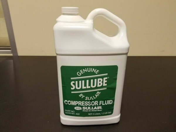 Sullair SULLUBE OEM Compressor Oil - 5l 1.3gal - 02250180-260 for sale ...