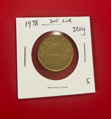 1978 200 LIRE ITALY COIN - NICE WORLD COIN !!! | eBay