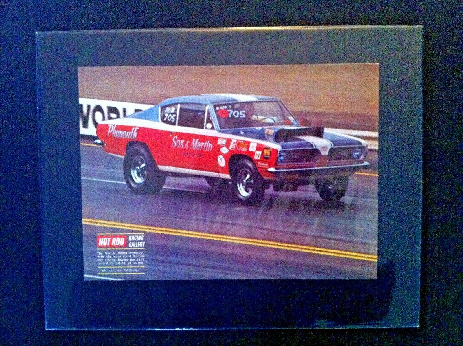 1969 Plymouth Cuda NHRA Sox & Martin 426 Hemi V-8/340 "Ready to Display ...