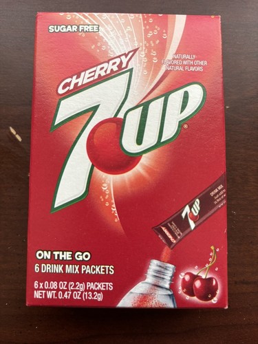 Cherry 7 Up Sugar Free Drink Mix Singles to Go 850003766744 | eBay