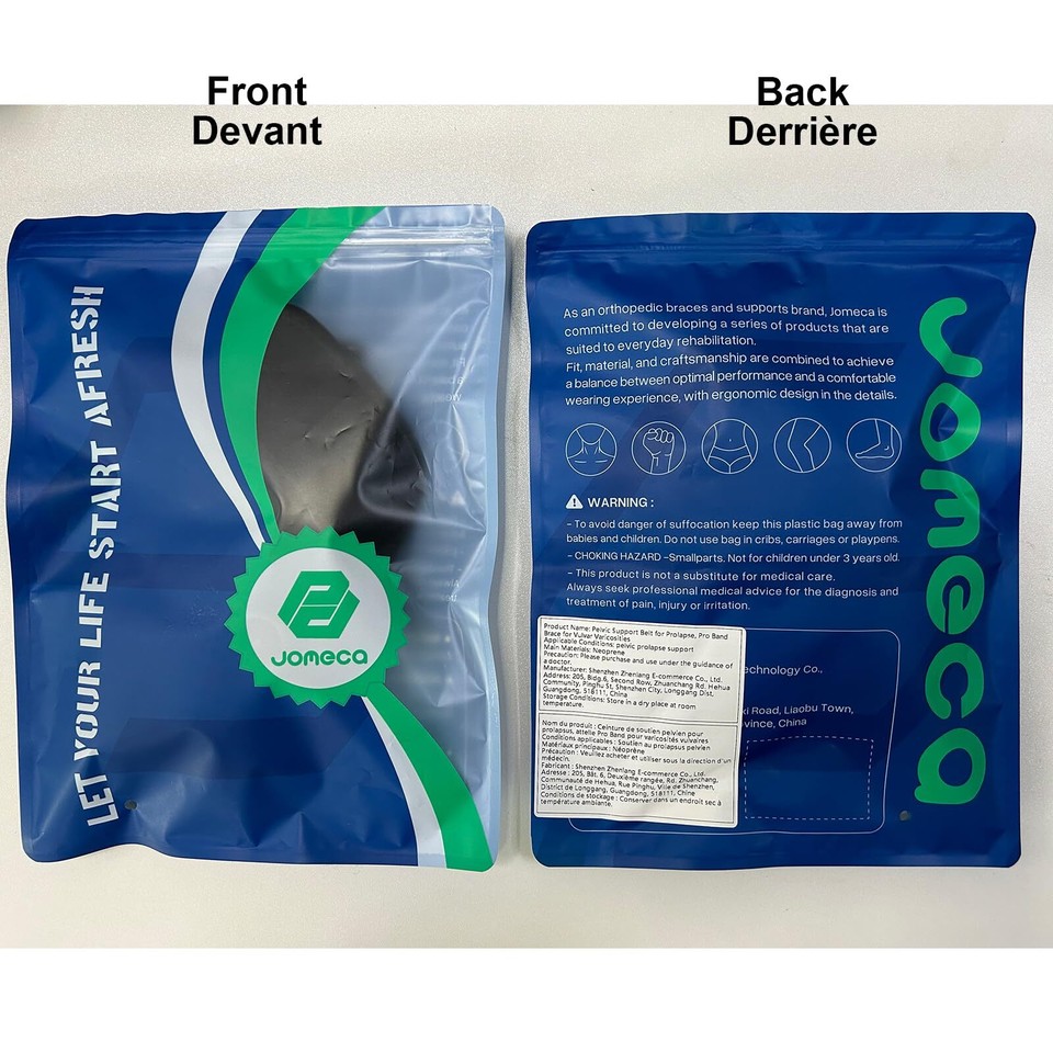 Pelvic Support Belt for Prolapse, Band Brace for Vulvar Varicosities ...