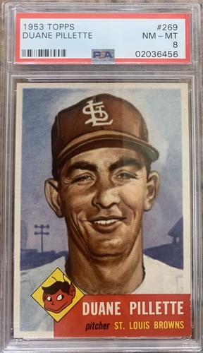 1953 Topps Duane Pillette #269 PSA 8 | eBay