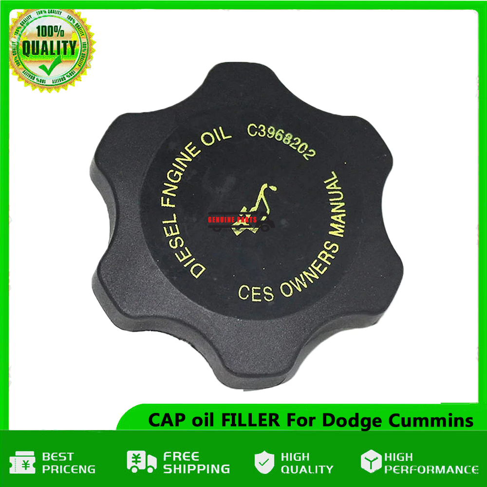 Black CAP oil FILLER For Dodge Cummins 98-2017 ISB5.9 3973511 3968202 ...
