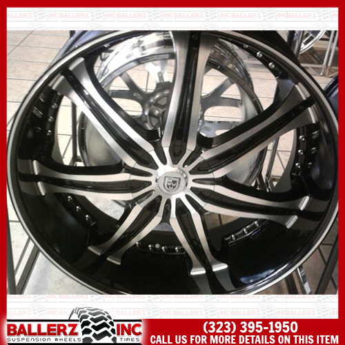 26" LEXANI LX-7 WHEEL & TIRE TIS MOZ 26 ASANTI DUB MHT | eBay