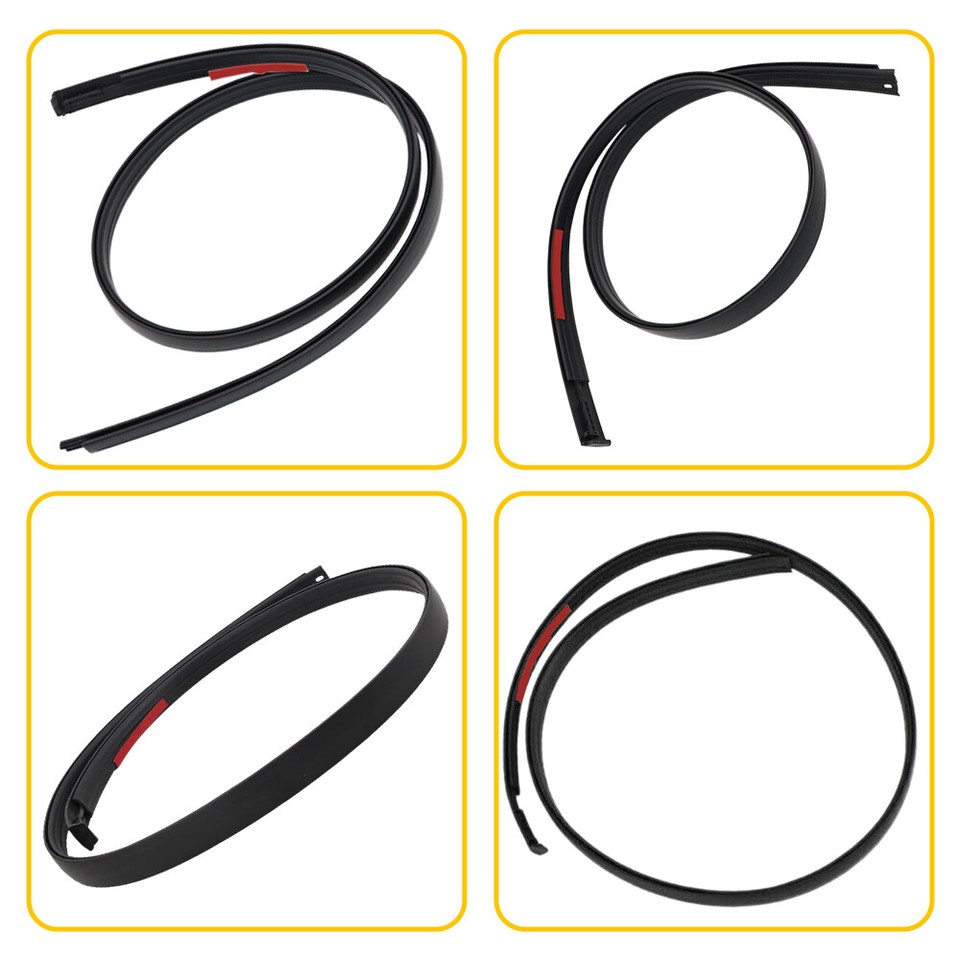 LEFT & RIGHT ROOF DRIP MOLDING For 07-21 TUNDRA CREW MAX 75552-0C060 ...