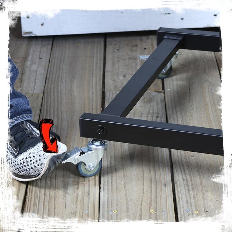 GRIFFIN Rack Mount Stand - Music Studio Recording Mixer Cart Rail Gear ...