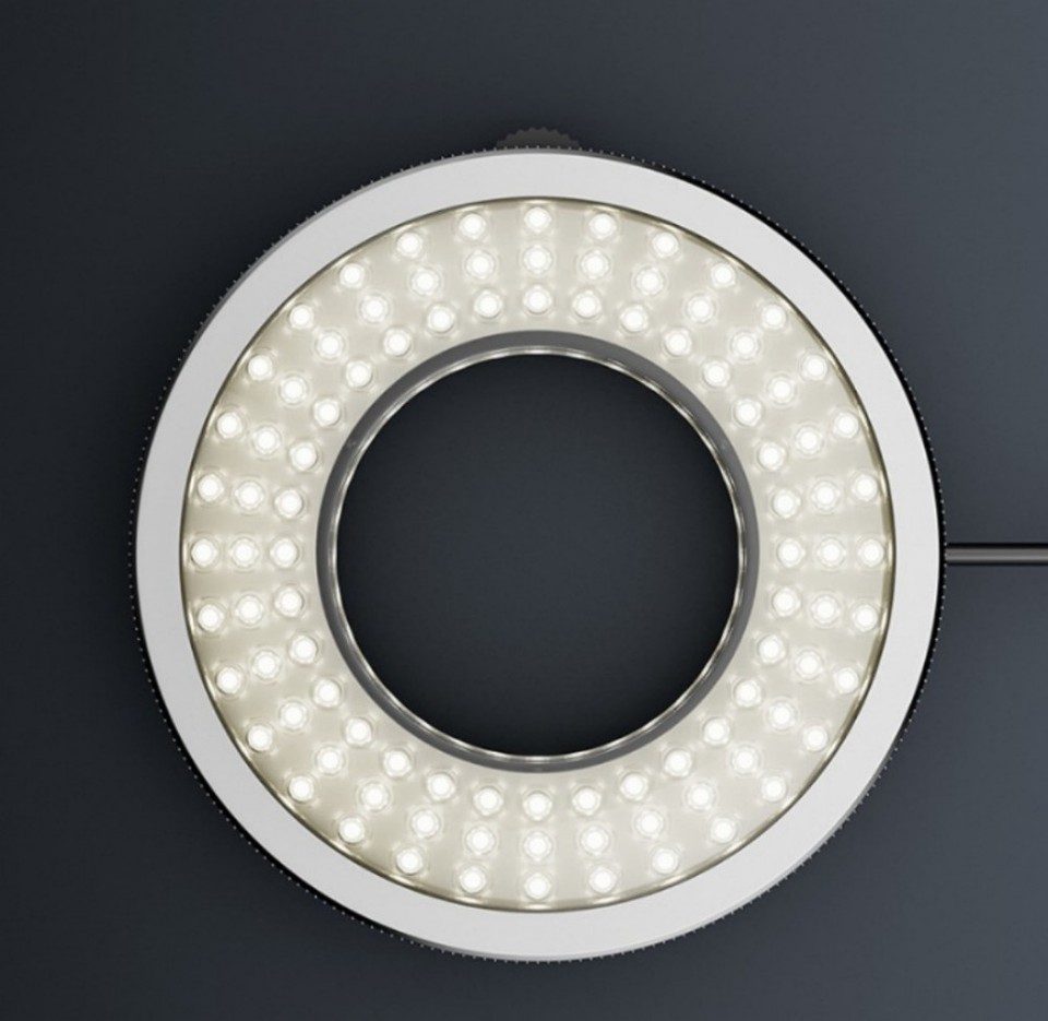 Polarized Microscope Ring Light with 96 LED Lights for Metal Sample ...