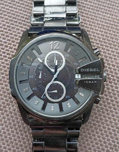 Diesel Mega Chief Chronograph Watch Waterproof 20 ATM Men's Used | eBay