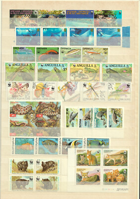 (R.1053) WWF, Animals, Reptiles, Fish, Insects - MNH Small Lot | eBay