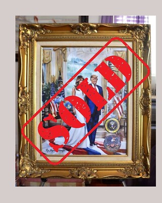 Donald Trump and Melania Trump Art RARE Limited / Special Edition Only ...