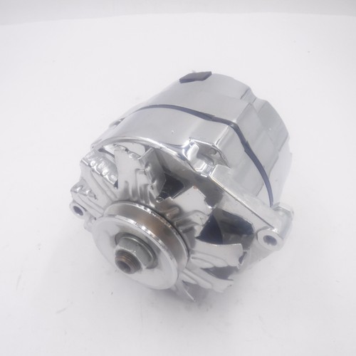 Jegs 10163 1-Wire Chrome Alternator 140A V-Belt Pulley For GM 10si 1969 ...