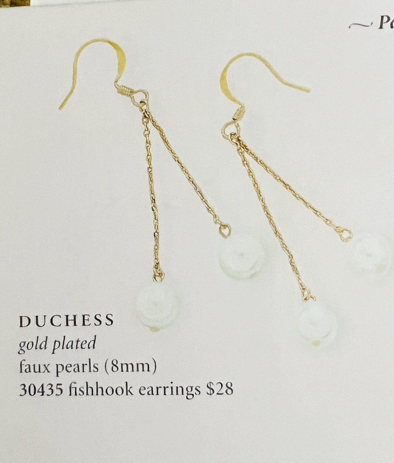 Premier Designs Jewelry DUCHESS Fish Hook 30435 Pierced Earrings New | eBay