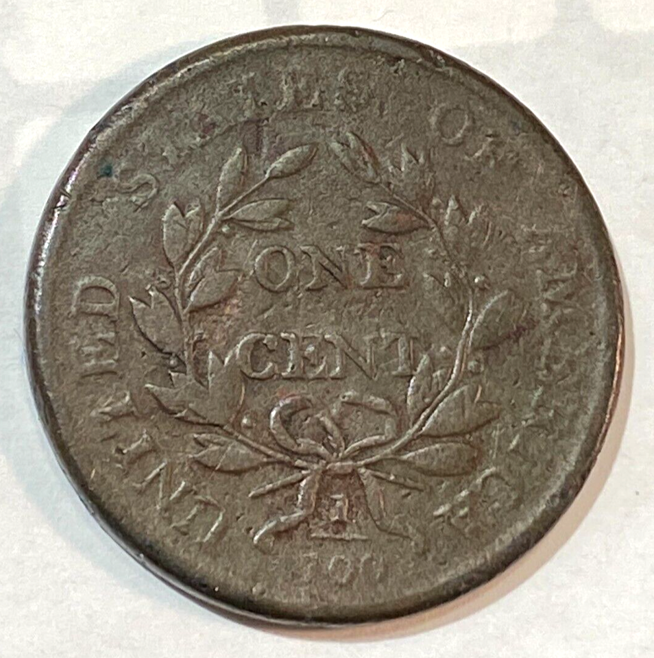 1801 Large Cent Nice Brown Fine CHRC | eBay