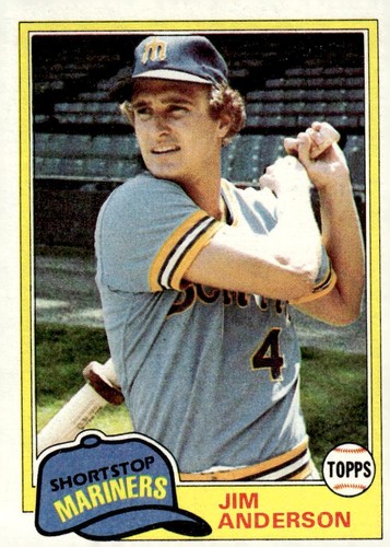 1981 Topps #613 Jim Anderson | eBay