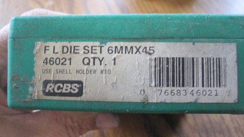 RCBS 6X45 Reloading Dies 6mmX45 Wildcat Round 2 die set. Unusual Find ...