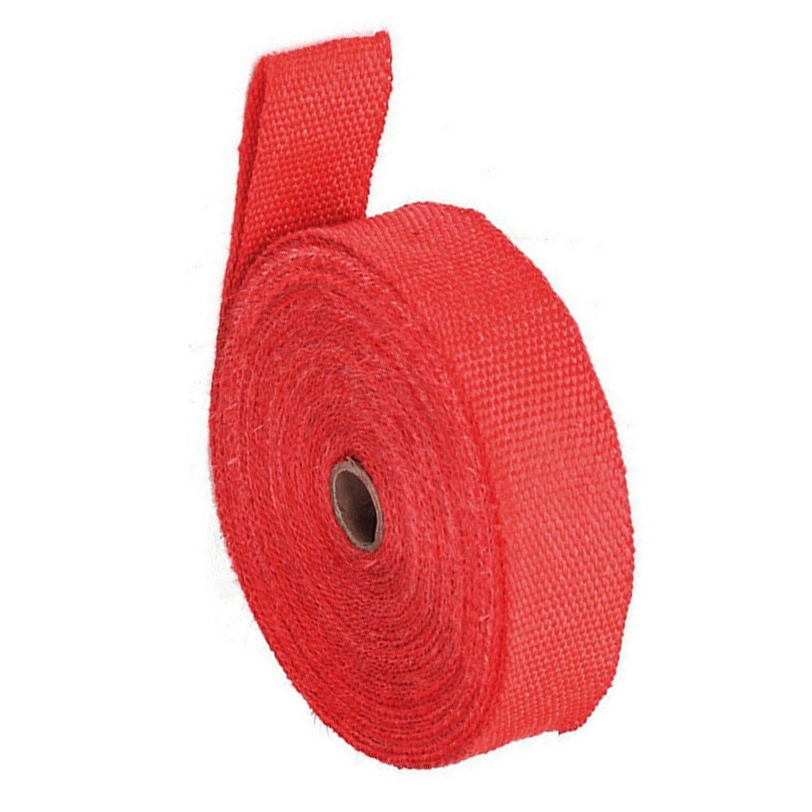 2" 50FT Roll Red Exhaust Wrap Manifold Header Pipe Heat Wrap Tape w/ 10 ...