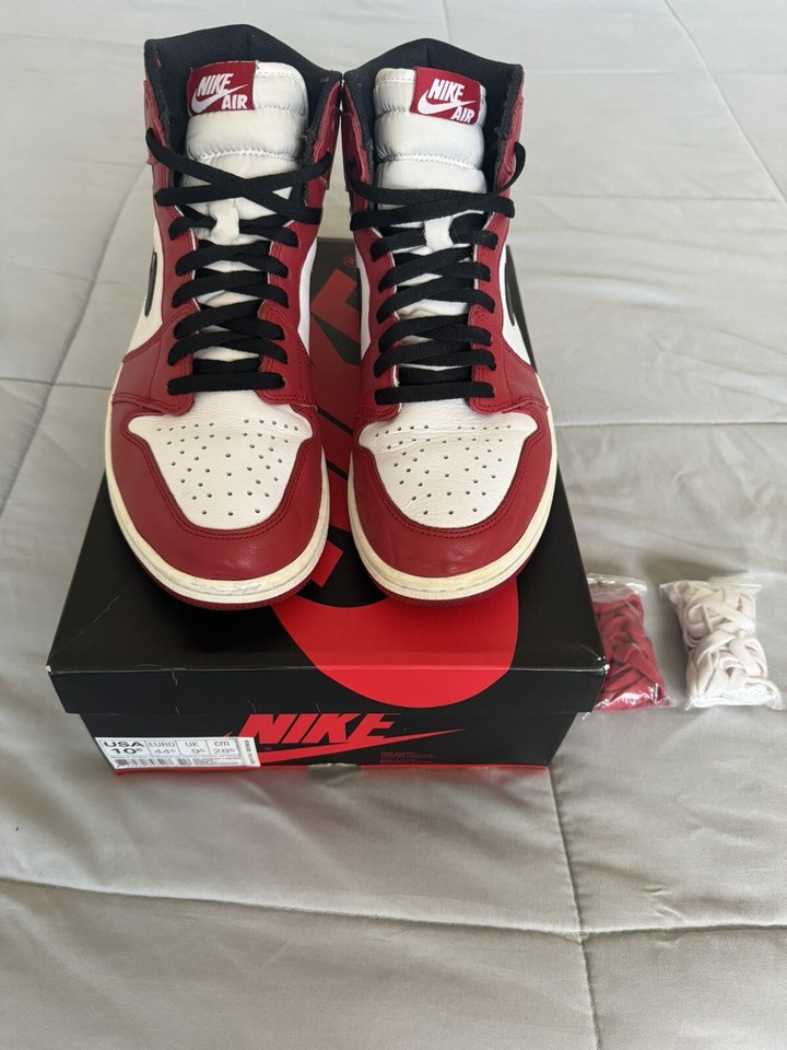 Size 10.5 - Jordan 1 Retro OG High Chicago (2015) 885259846407| eBay