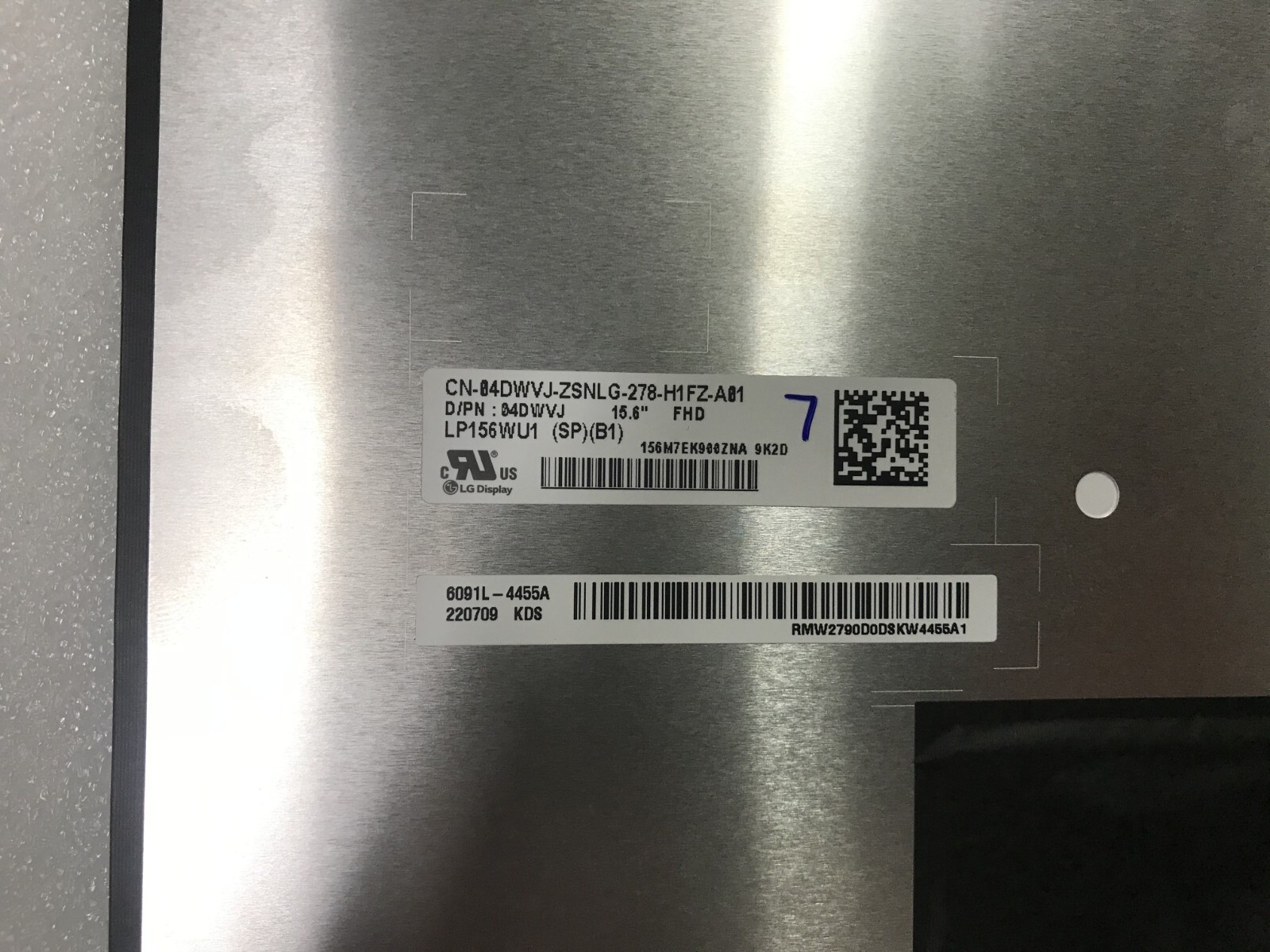 15.6"LED LCD Screen LP156WU1-SPB1 FOR DELL DP/N 04DWVJ 1920X1200 Non ...