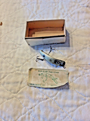 Helin Tackle Co Fly-Rod Flatfish Lure With Original Box & Paper ...