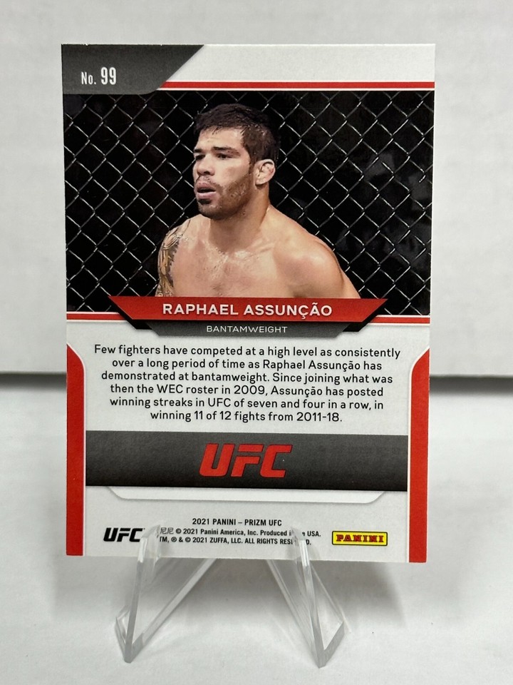 2021 Panini Prizm UFC Card #99 Raphael Assuncao MMA | eBay