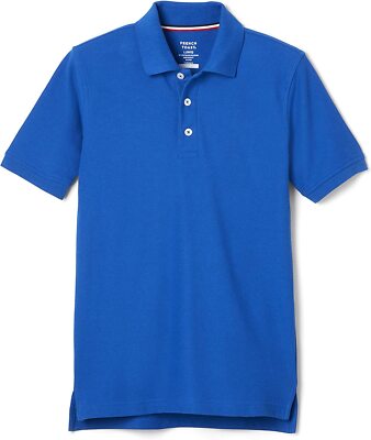 Boys Girls Royal Blue Pique Polo Shirt SA9084 French Toast Short Sleeve ...