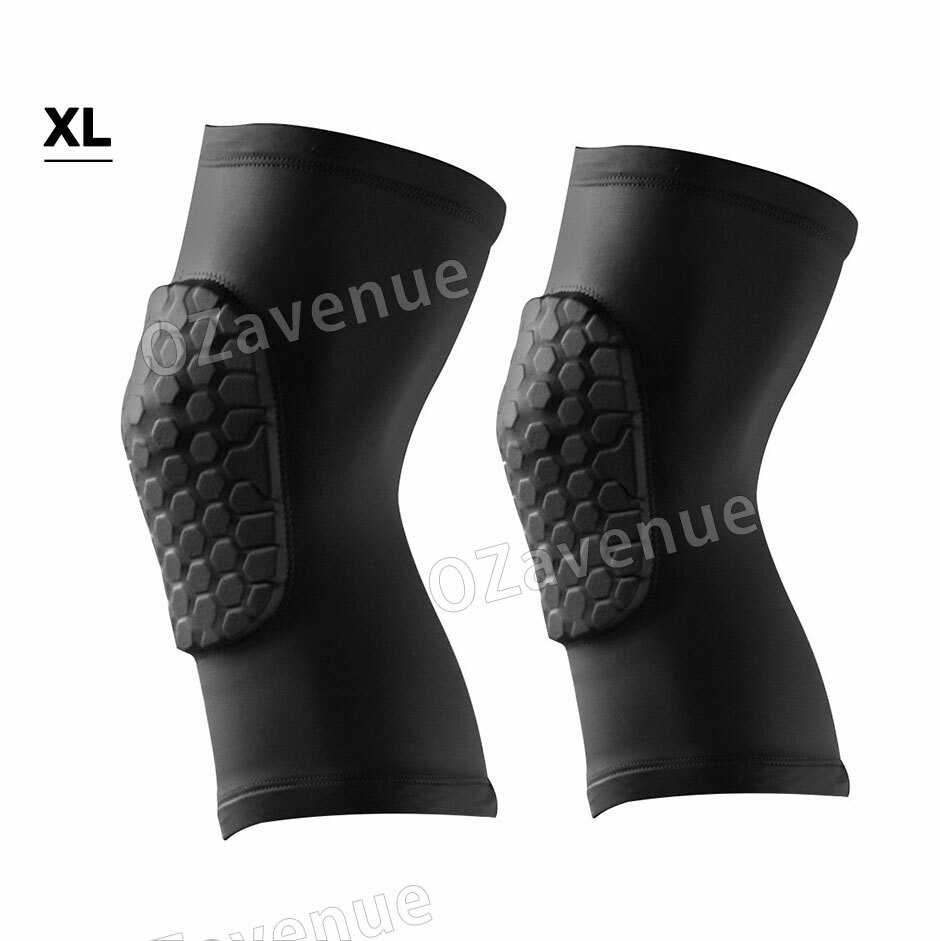 1/2 Youth Pad Honeycomb Leg Support Knee Sleeve Brace Sports Support ...