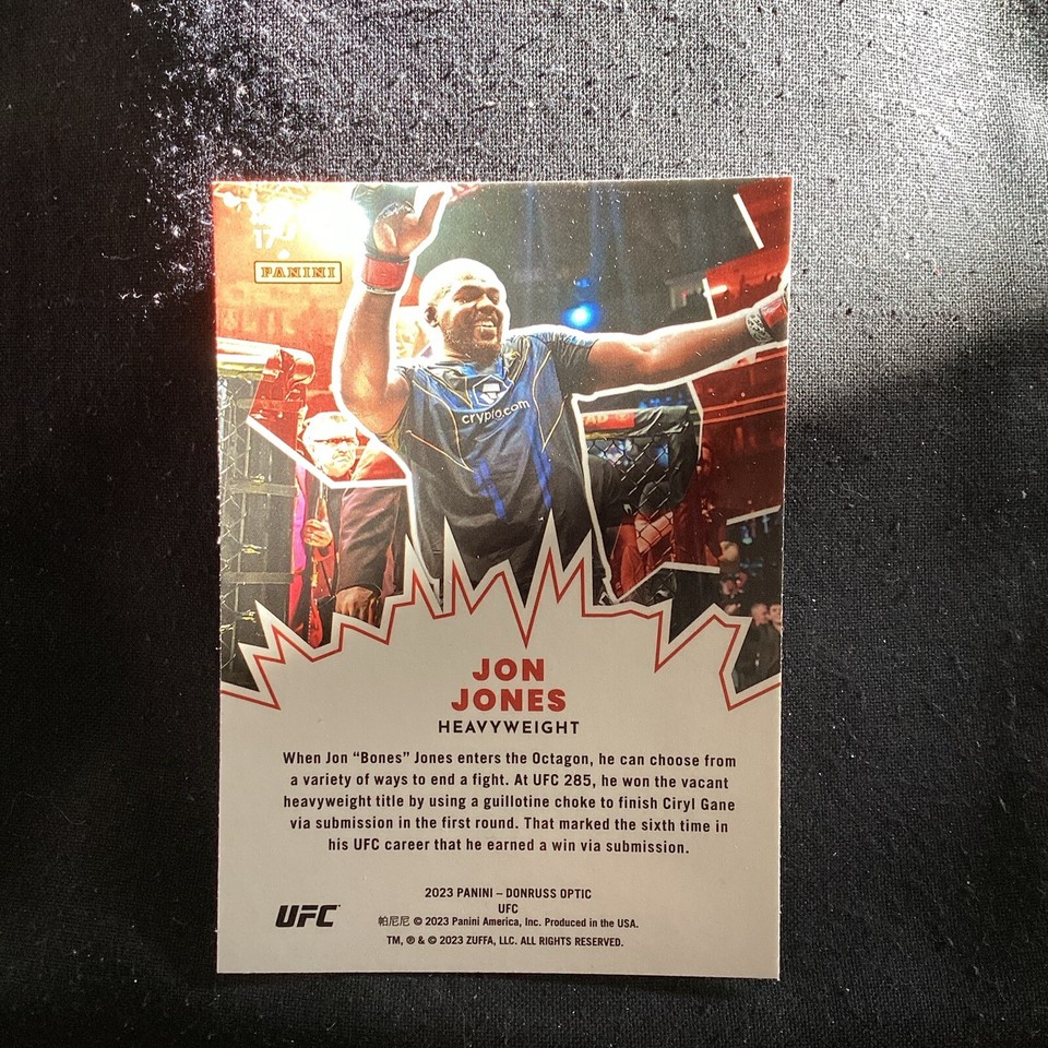 2023 Donruss Optic UFC Jon Jones #17 My House 33 | eBay