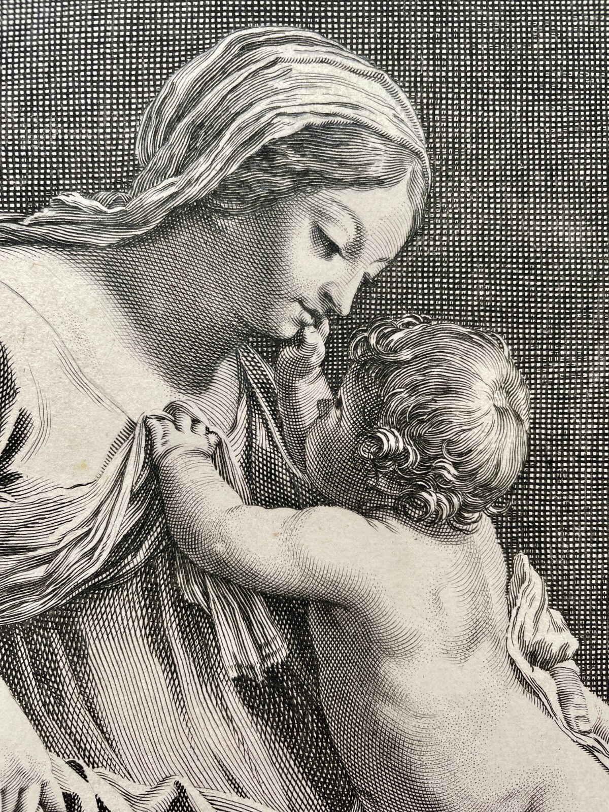 PIERRE DARET SIMON VOUET 1642 MARIA MIT DEM KIND VIERGE À L'ENFANT ...