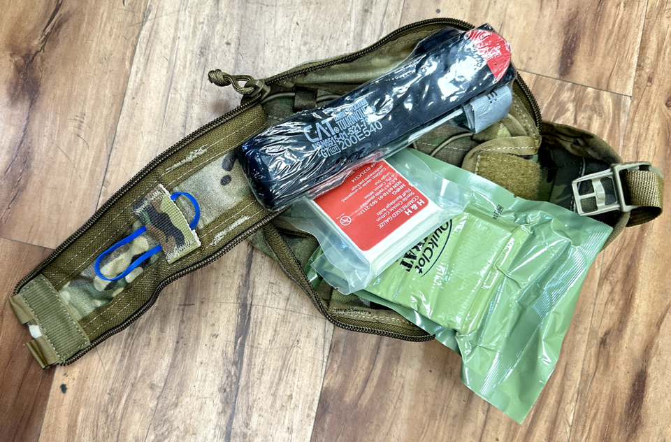 RIG SERIES NORTH AMERICAN RESCUE EAGLE IFAK MULTICAM POUCH W/TOURNIQUET ...