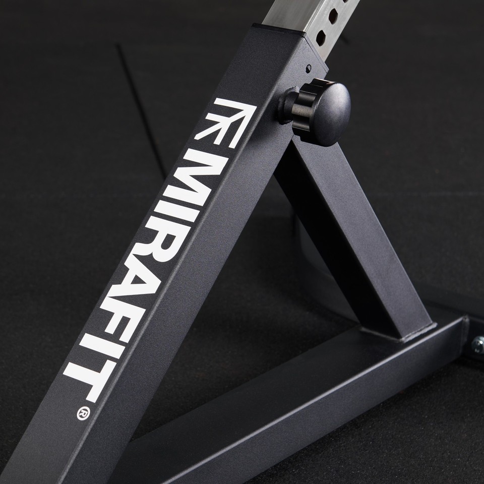 Mirafit Hyperextension Bench Back Extensions Home Gym Training Fitness ...