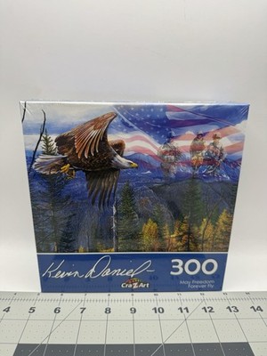 Kevin Daniels Jigsaw Puzzle "May Freedom Fly Forever" 300 Pieces 18x24 ...