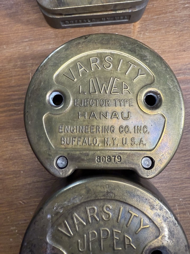 Antique Hanau Dental Press Hanau Varsity Upper Lower Molds Solid Brass ...