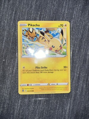 Pikachu 049/195 - NM / M - Silver Tempest Pokemon Card | eBay