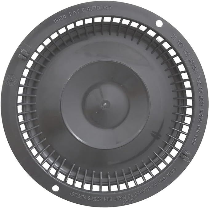 7.375 Inch Anti-Vortex Main Drain Suction Cover for In-Ground Swimming ...