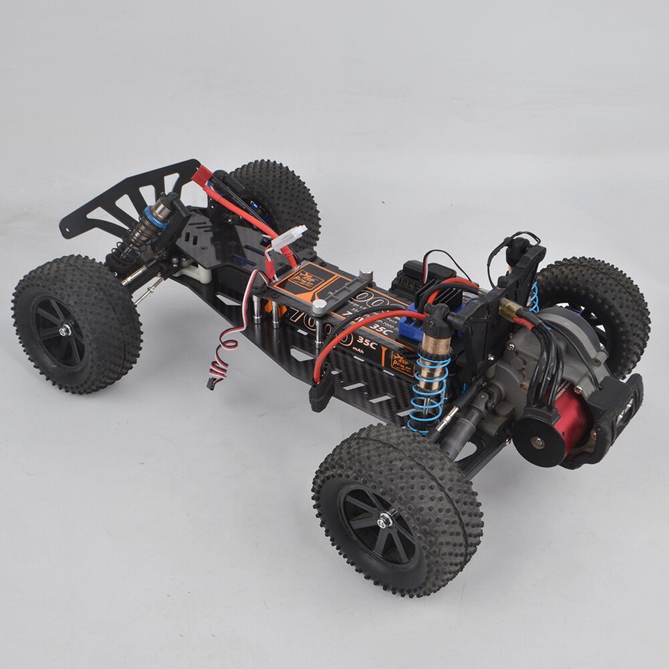 Carbon Lower Chassis w/ Upper Chassis Kit for Traxxas Bandit VXL ...