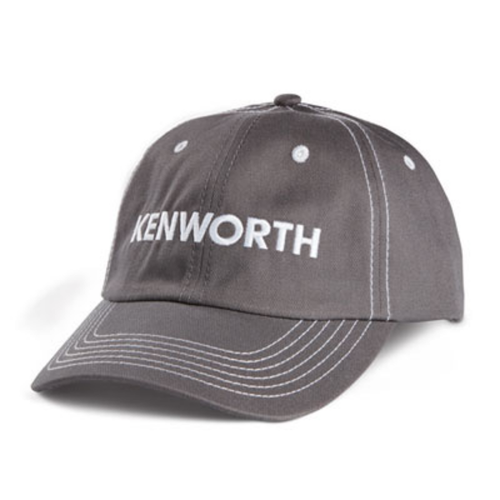 Kenworth Trucks Gray And White Contrast Stitching Chino Twill Snapback