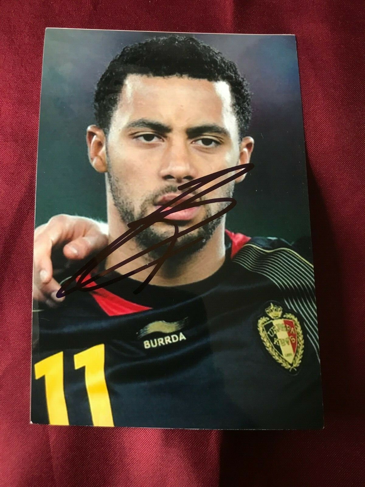 Autograph MOUSA DEMBÉLÉ-82 Caps BELGIUM-Ex-Fulham/Tottenham/Guangzhou ...