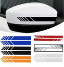 2pcs Car Decal Rear View Side Mirror Body Stripe Truck Body Sticker 2 ...
