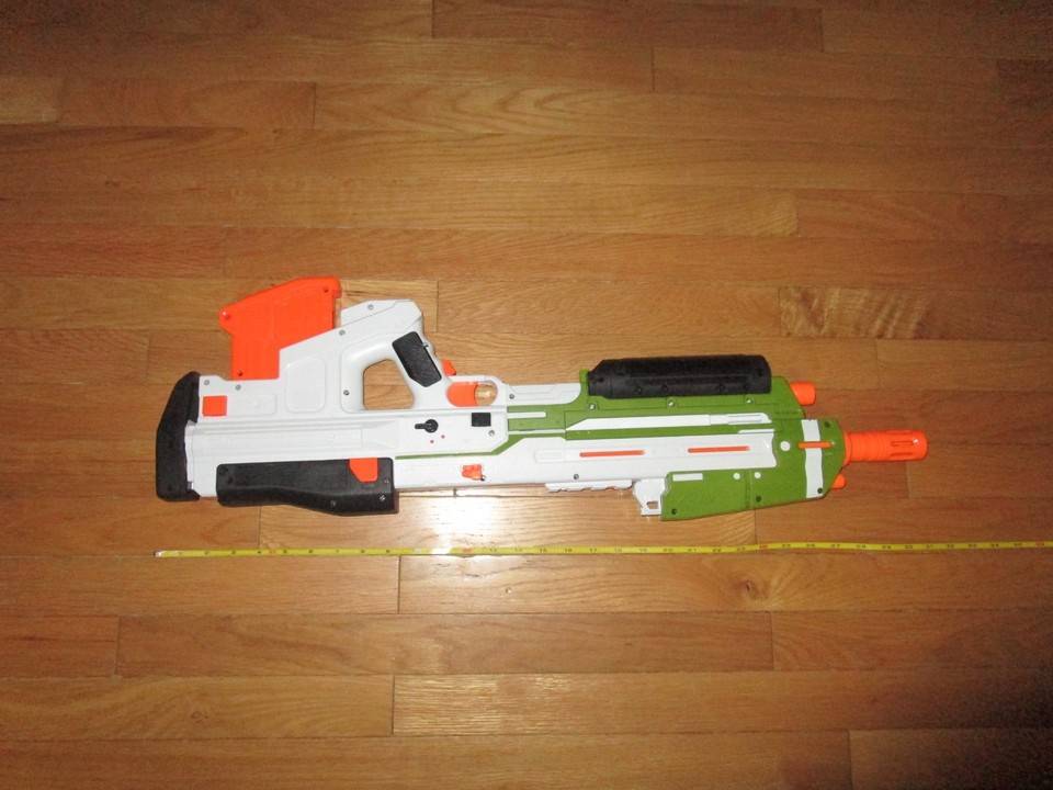 NERF Halo MA40 Motorized Dart Blaster (E9262) WORKING VERY COOL MASTER ...