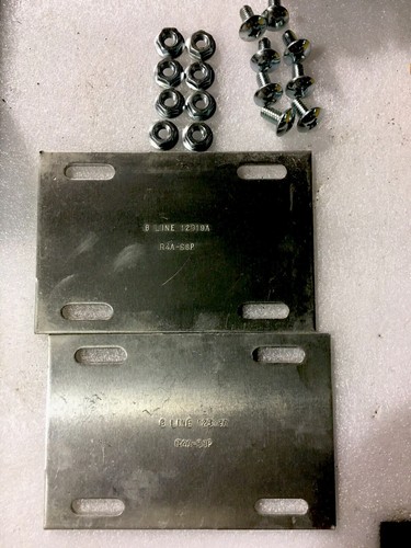 B-Line Eaton Cable Tray Fitting,Standard Splice Plate, 1/4 in Hardware ...