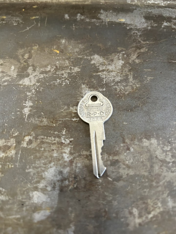 Vintage Key GM Intact Knock Out Bell #8632 R-P-D Appx 1-15/16" Briggs ...