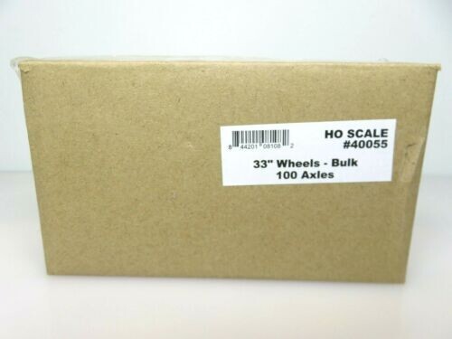 INTERMOUNTAIN 40055 HO 33 INCH INSULATED WHEESETS BOX OF 100 WHEELSETS ...
