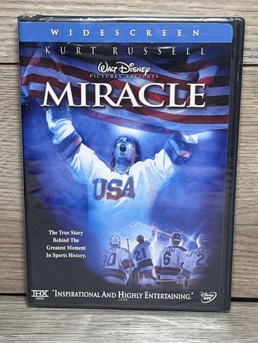 DVD Miracle 2004 Disney Film - Kurt Russell/Patricia Clarkson SEALED ...