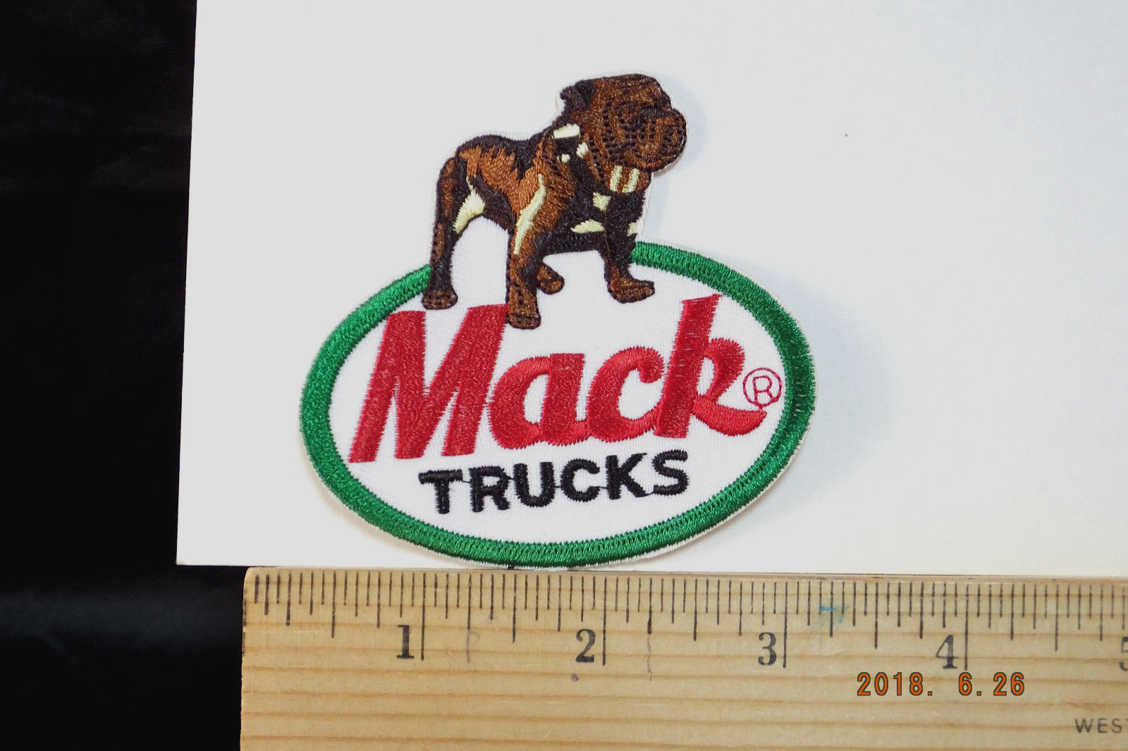 Mack Trucks Bulldog Truck Trucking Iron-On Embroidered Patch Green | eBay