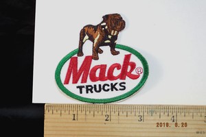 Mack Trucks Bulldog Truck Trucking Iron-On Embroidered Patch Green | eBay