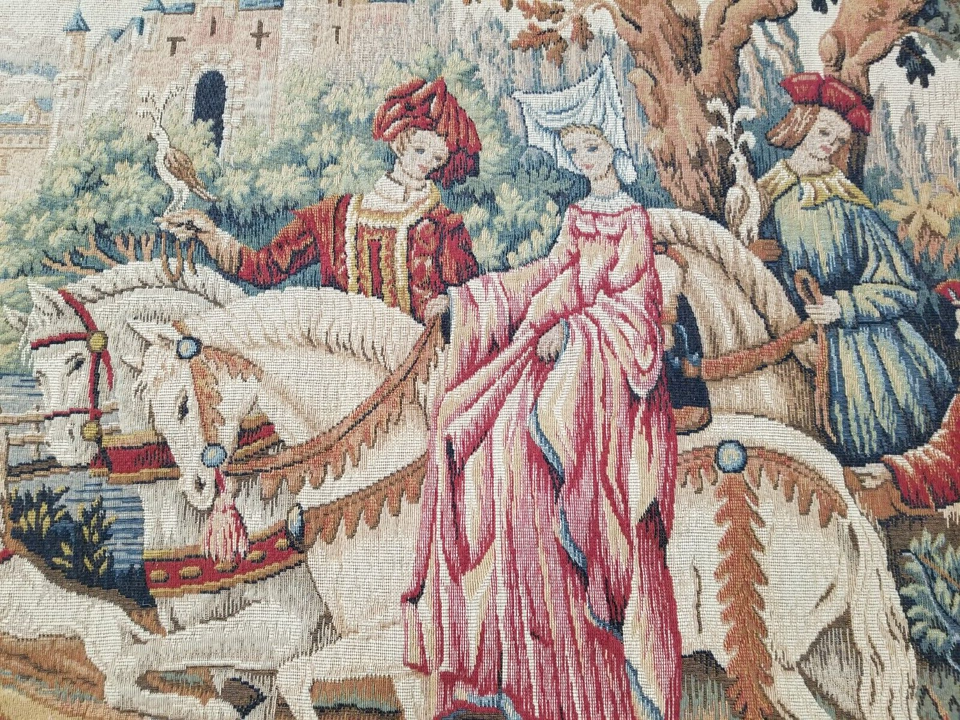 The Royal Hunt Tapestry by Marc Waymel - 1984 The Franklin Mint - 37"x ...