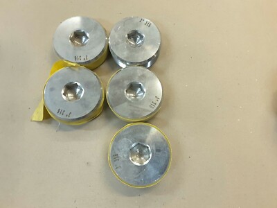 Lot of (5) 3" NPT stainless Threaded Ko Seal Plug 316 Calbrite ...
