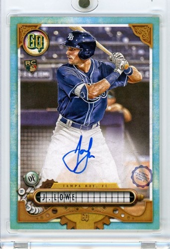 2022 Topps Gypsy Queen Josh Lowe Auto Light Blue /99 RC GQA-JLO Tampa ...