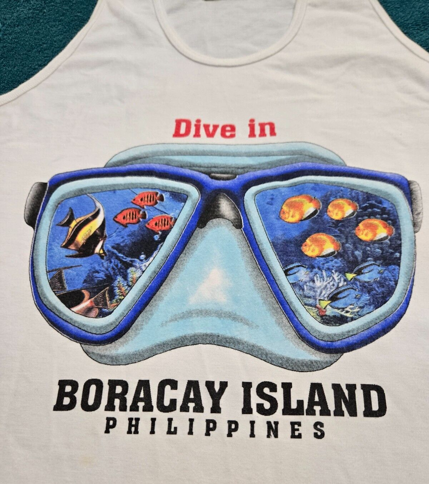 Scuba Diving Tank Top T-shirt Boracay Island Philippines Tank Top med ...